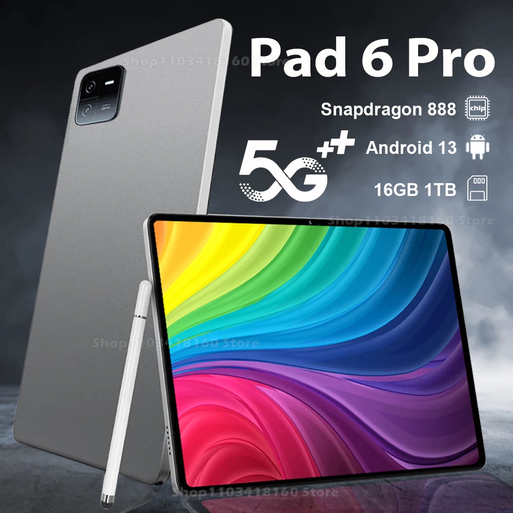 Tablet-Pad-6-Pro-versi-n-Global-dispositivo-Original-Android-13-16GB ...
