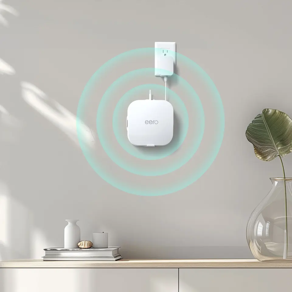 Mesh Wifi Huafly Screwless Wall Mount Bracket For Eero Pro 6 WiFi VHB ...