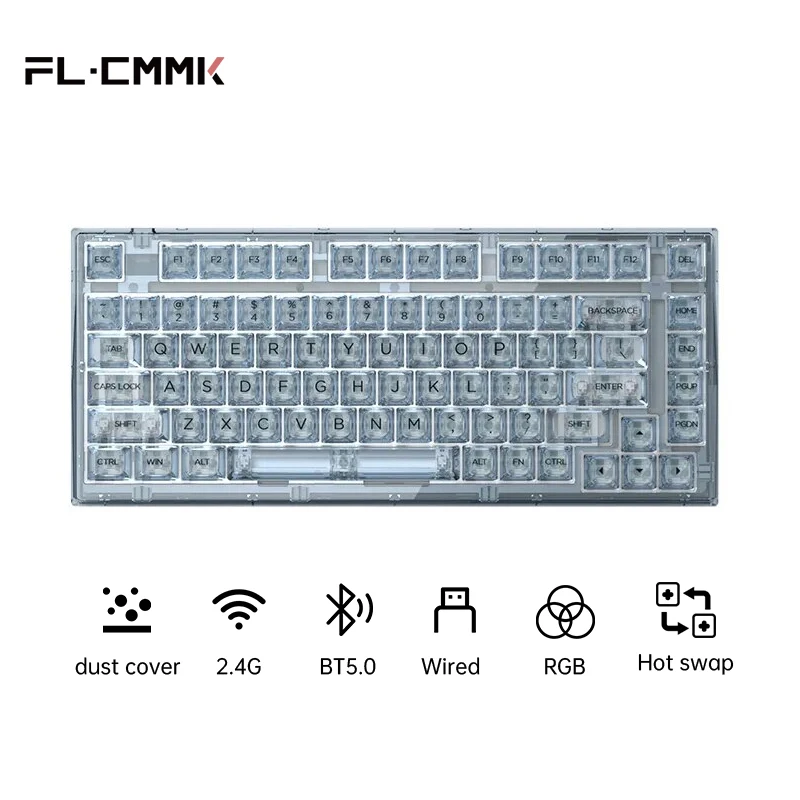 FL-ESPORTS-Q75-Mechanical-Keyboard-82-Key-Full-Non-impact-RGB-Hot-Swap ...