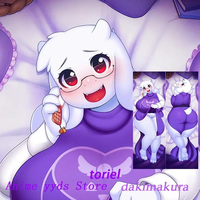 Dakimakura Anime Toriel Undertale Body Pillow Double Sided Print Life