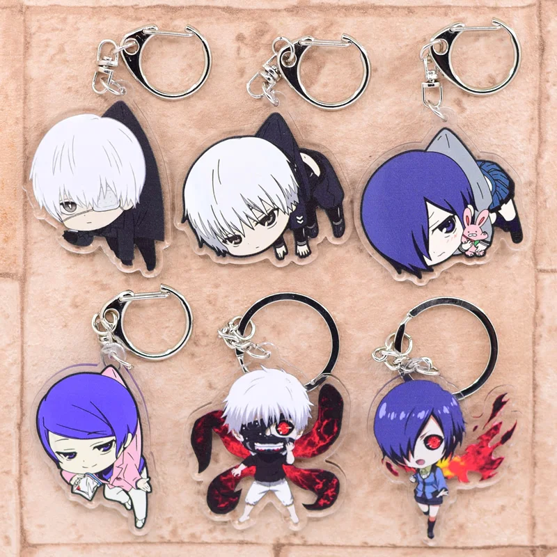 Tokyo-Anime-Keychain-Arcylic-Cartoon-Figures-Keyrings-Kids-Gift-Key ...