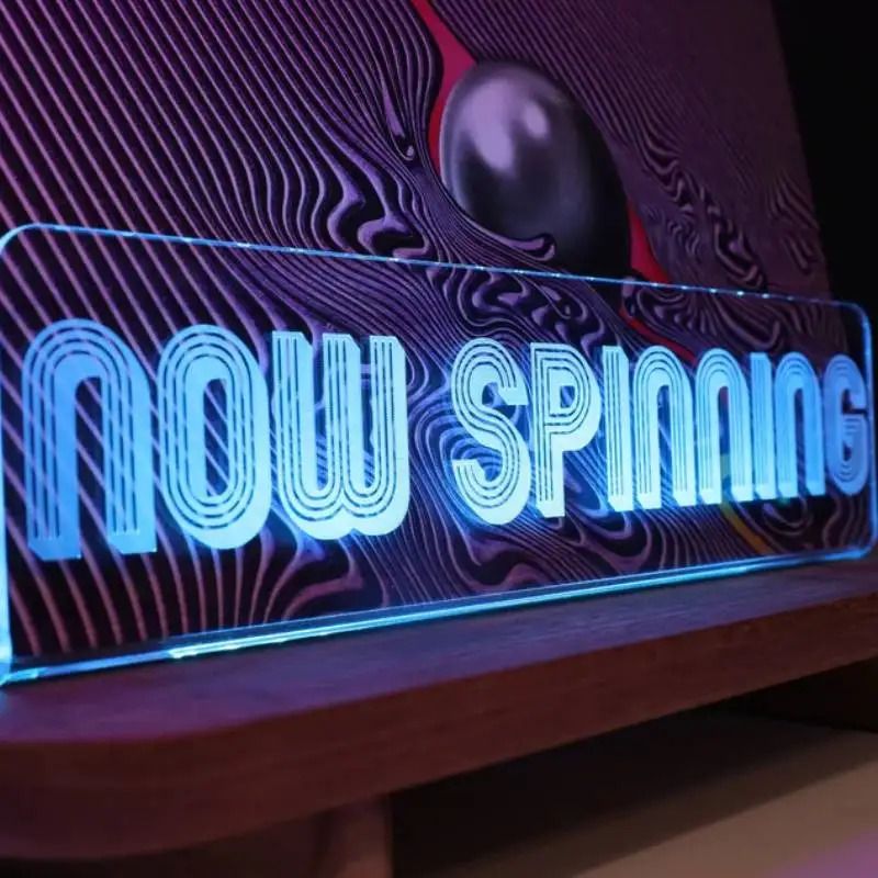 Now-Spinning-Vinyl-Record-Stand-LP-Holder-Now-Playing-Record-Display ...