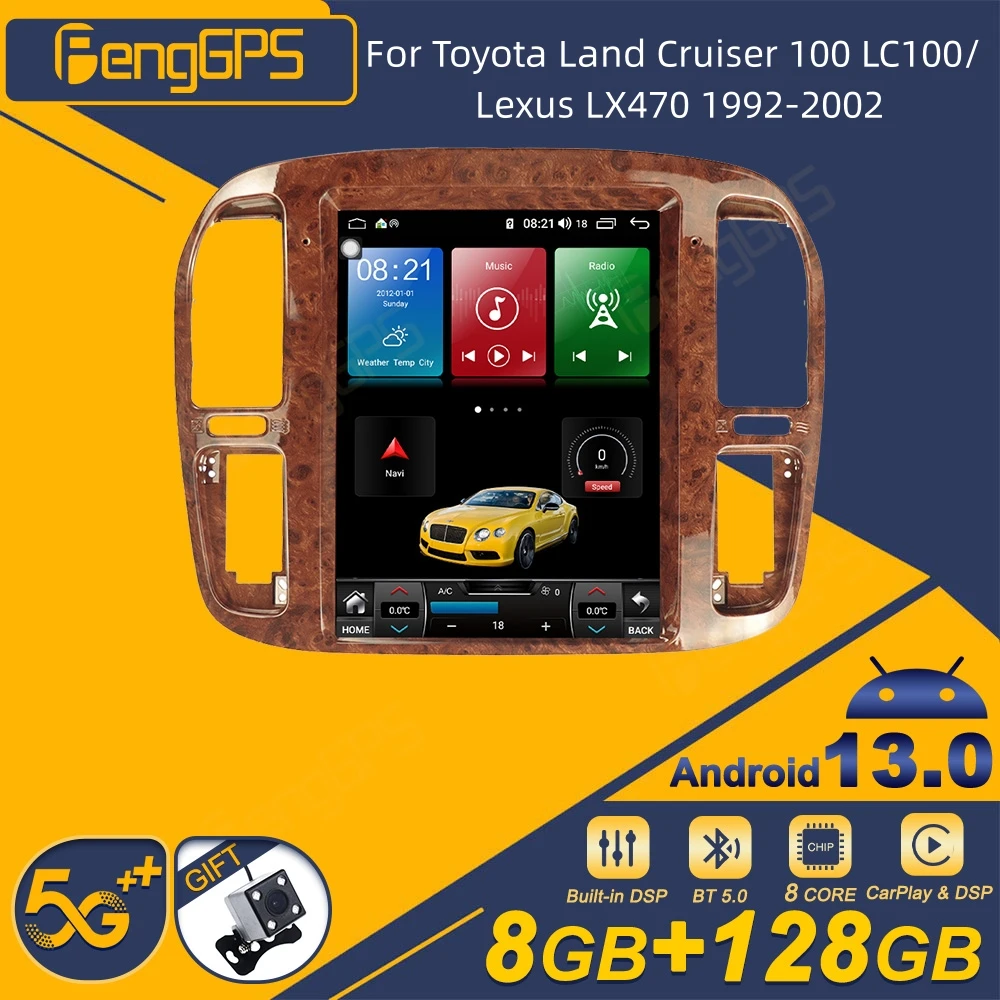 For-Toyota-Land-Cruiser-100-LC100-Lexus-LX470-1992-2002-Android-Car ...