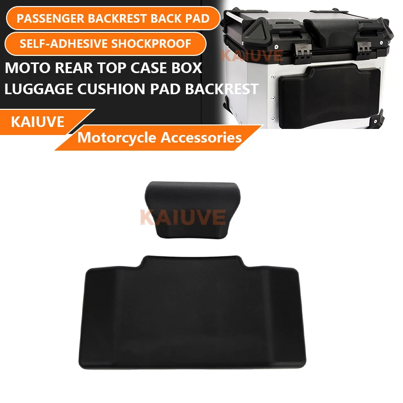 Motorcycle Passenger Backrest Back Pad Universal Self-adhesive ...