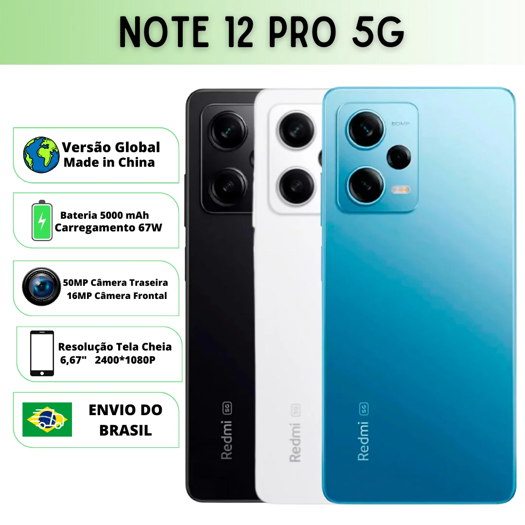 Xiaomi-Redmi-Note-12-Pro-5G-Vers-o-Global-Smartphone-5G-ROM-Global-C ...