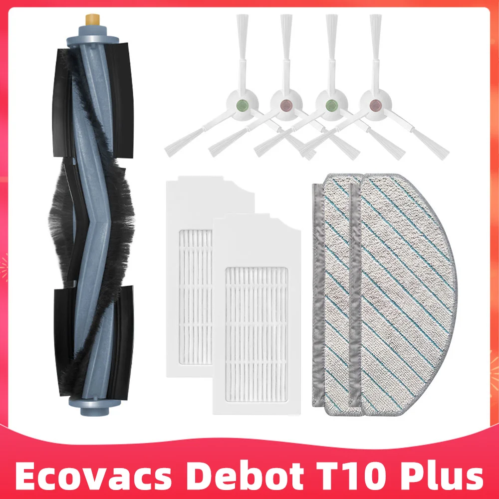 Replacement For ECOVACS DEBOT T10 PLUS Robot Vacuum Cleaner Spare Parts ...