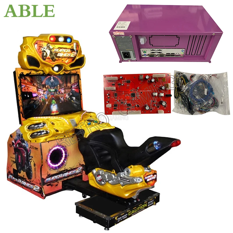 Acade Kit Outrun FF Motorcycle Without Lights Racing Motor Driving Game ...