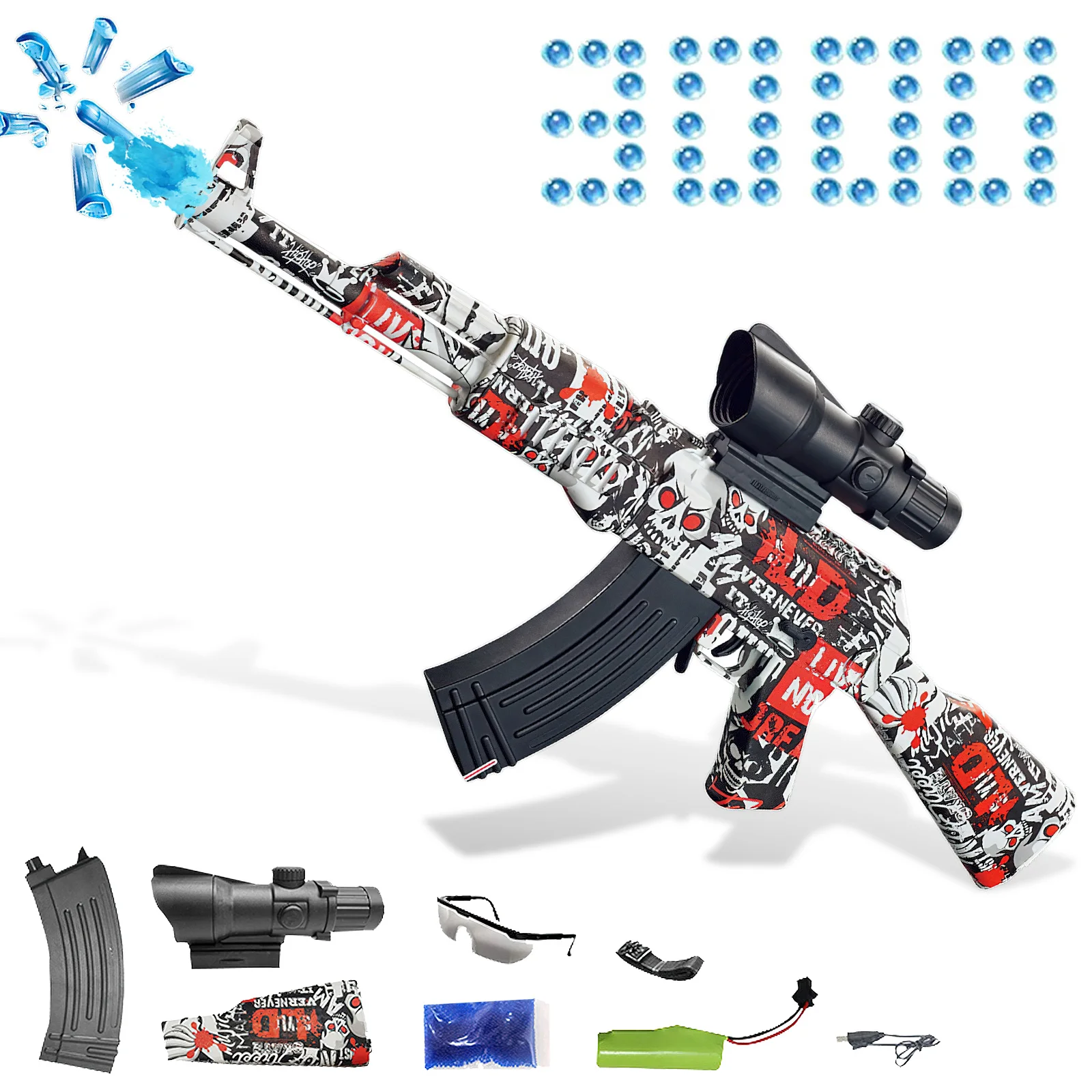AK47-Electric-Water-Gun-Gel-Water-Bomb-Toy-Gun-Outdoor-Activities ...