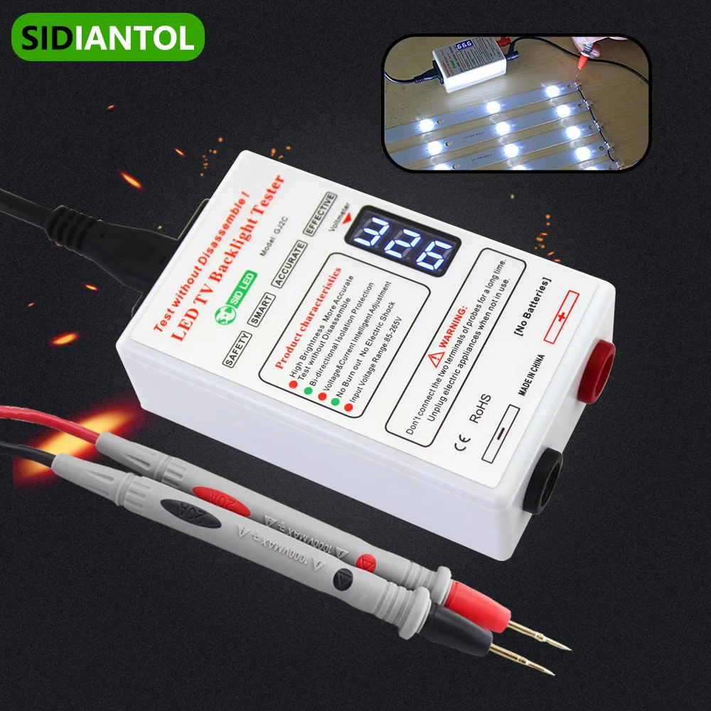 LED TV Backlight Tester 0-330V Output No Need Disassemble LED LCD Lamp ...