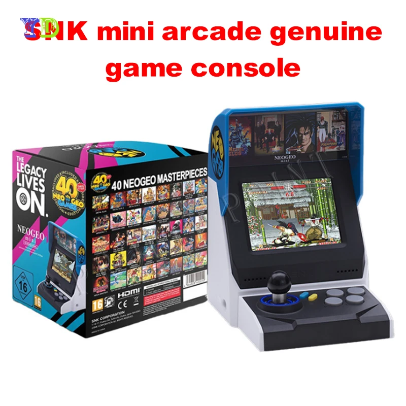Snk neo geo mini console (versão da ásia) * genuíno * mini console de ...