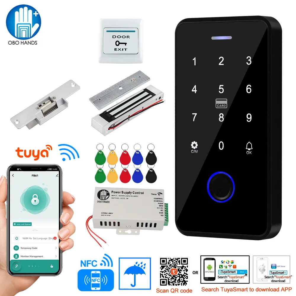 NFC-Bluetooth-Tuya-APP-Access-Control-System-Kit-RFID-Fingerprint ...