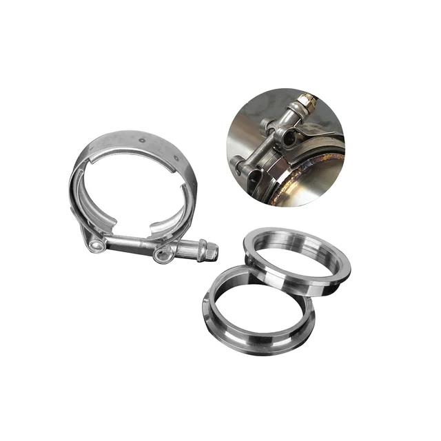 Stainless Steel Exhaust Flange Connector 2.5 Inch Stainless Steel V ...