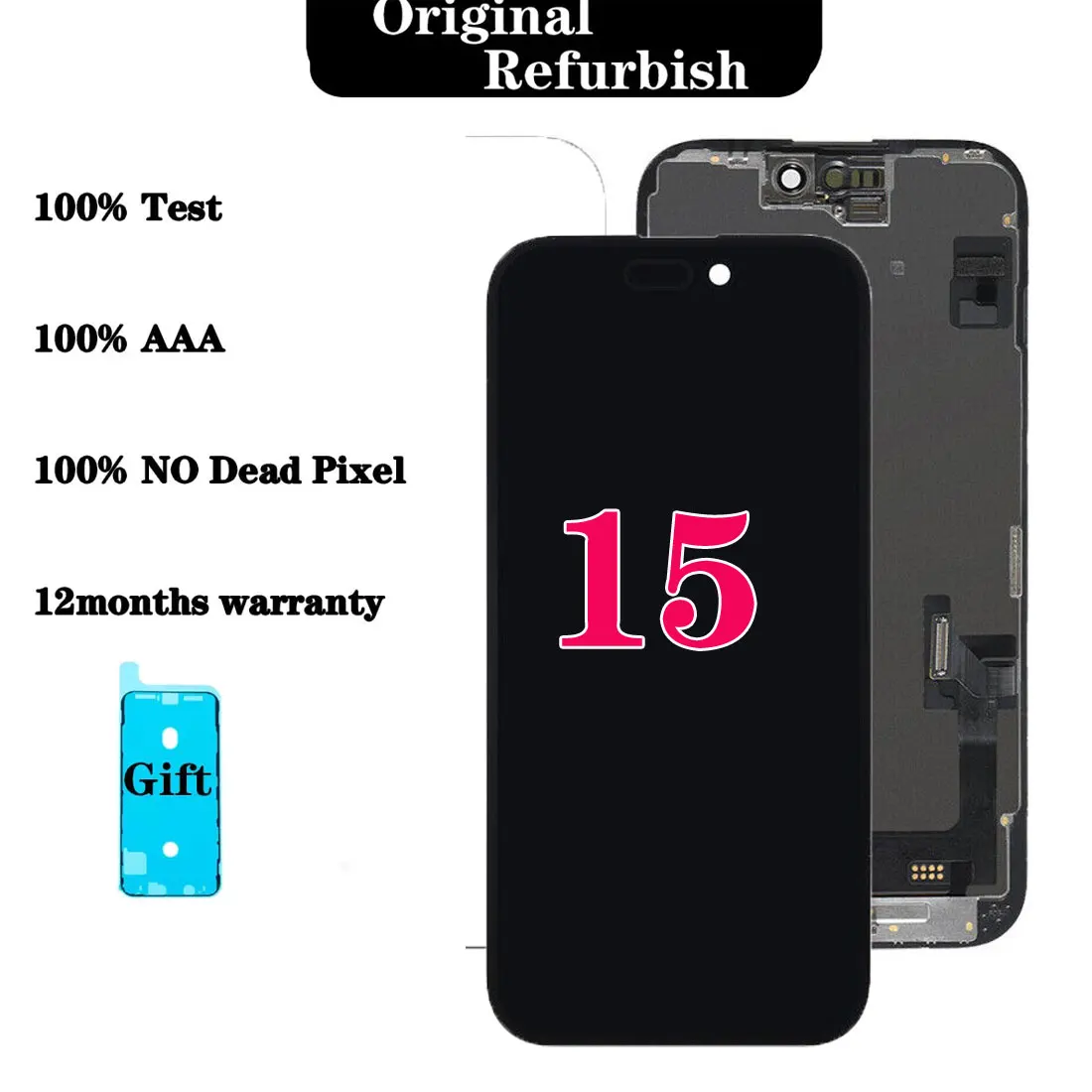 AAA-Original-Refurbish-Screen-For-IPhone-15-Lcd-For-Iphone15-Lcd ...