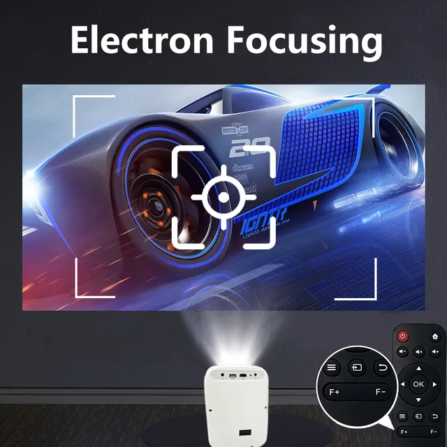 Transpeed Android 11 4K Projector WiFi6 HY300 Allwinner, 56% OFF