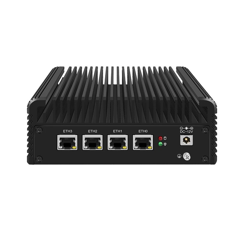 마이크로 방화벽 기기 미니 PC, 인텔 J4125,HUNSN RJ23,pFsense,Mikrotik,OPNsense, 라우터 ...