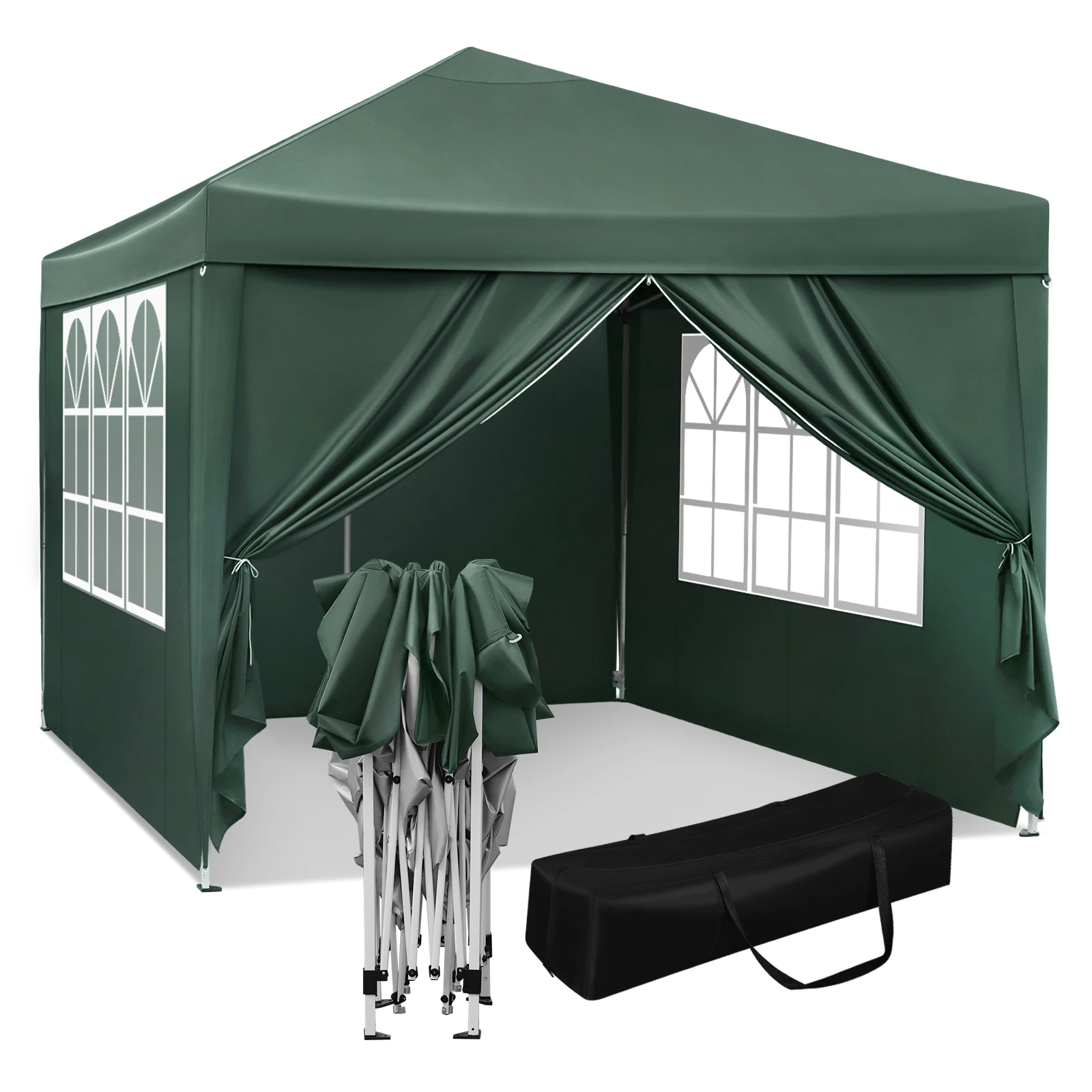 Woltu 3X3M Tuin Tent Opvouwbare Luifel Waterdicht Uv Zon Bescherming ...
