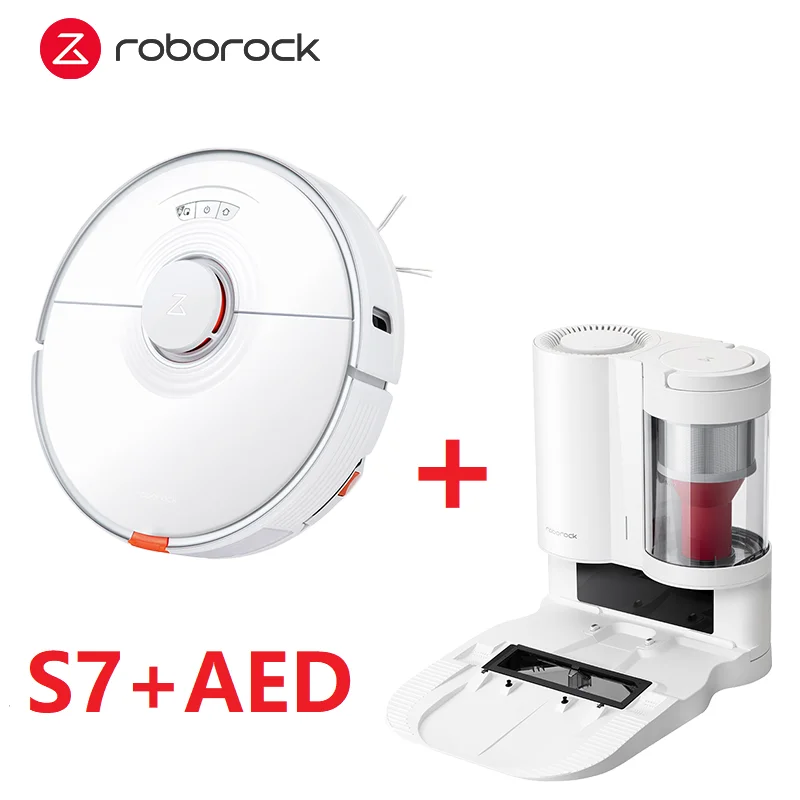 Roborock-Robot S7/S7 Plus, balayage par aspiration automatique avec AED
