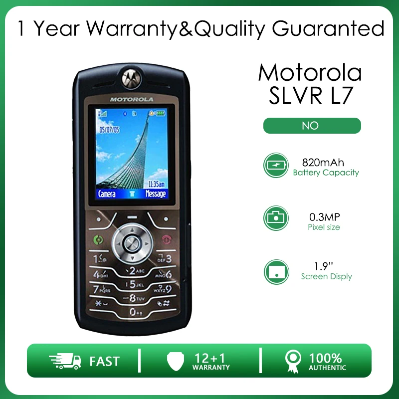 Motorola-SLVR-L7-Refurbished-Original-Unlocked-Cheap-Old-Fashion-Mobile ...