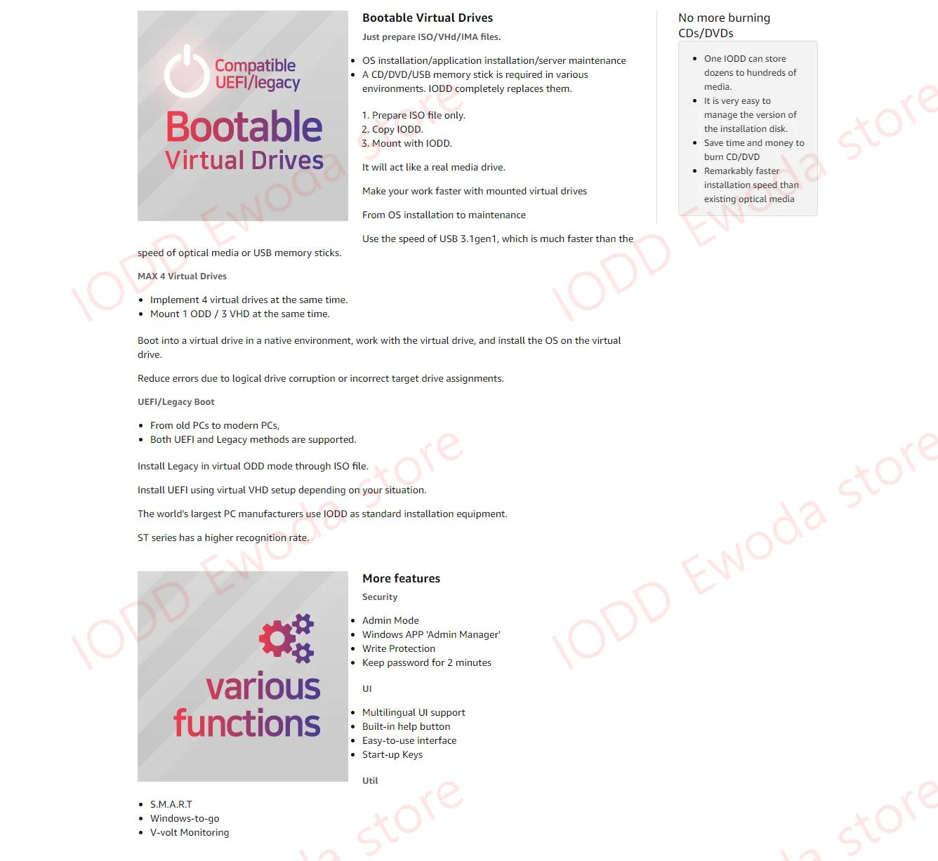 Корпус IODD ST300 2,5 дюйма USB-C | AliExpress