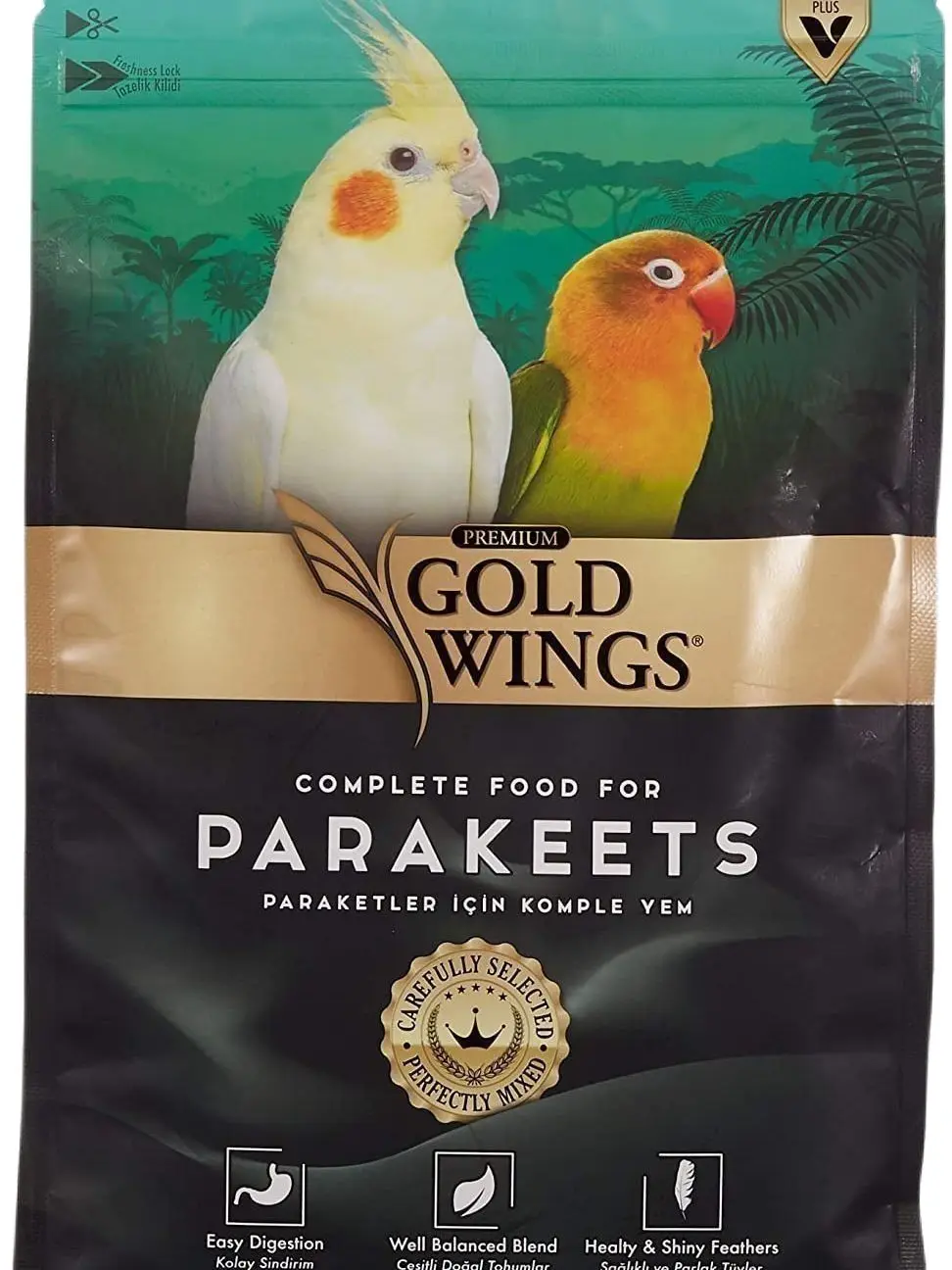 GoldWings-Premium-Complete-Food-For-Parakeet-Pet-Food-1000-Grams-Small ...