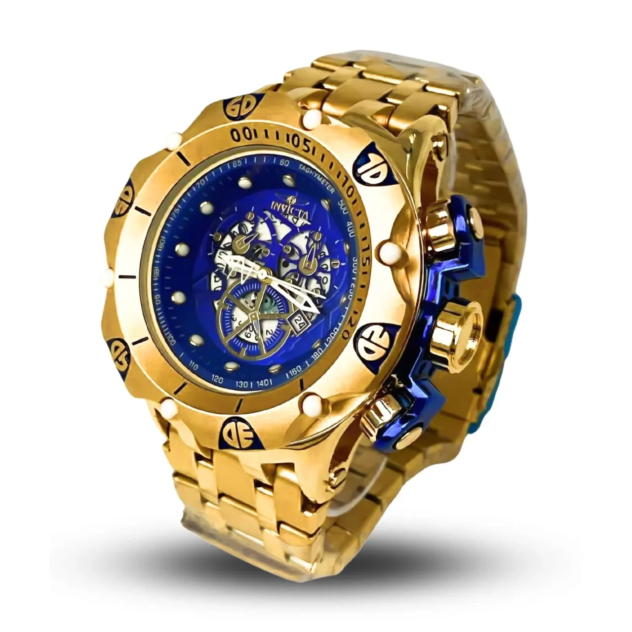 Rel-gio-Invicta-Venom-Hybrid-Skeleton-Masculino-Dourado-Banhado-a-Ouro ...