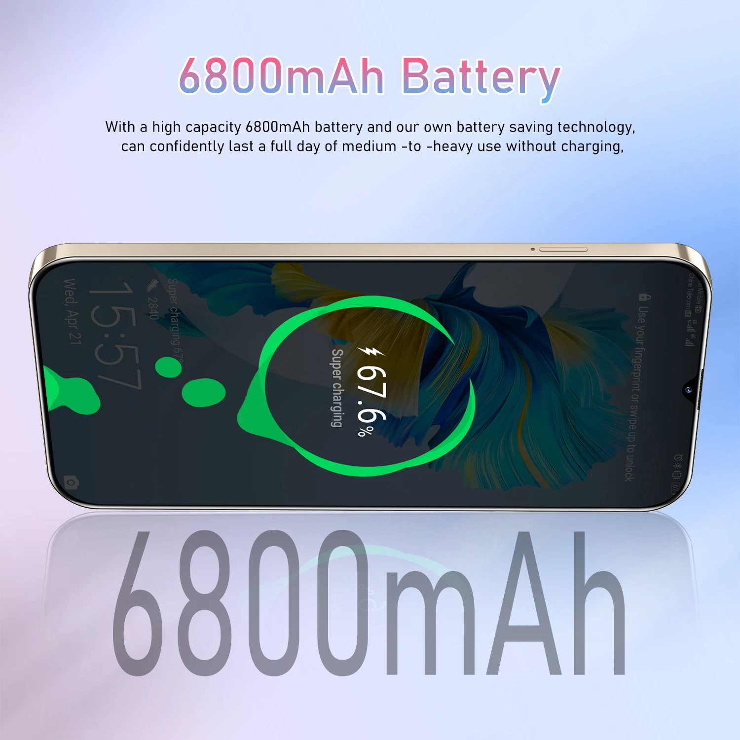 2025 New A38 Smartphone 6.8'' Full Screen 4G/5G Cell Phone 16TB+1TB ...