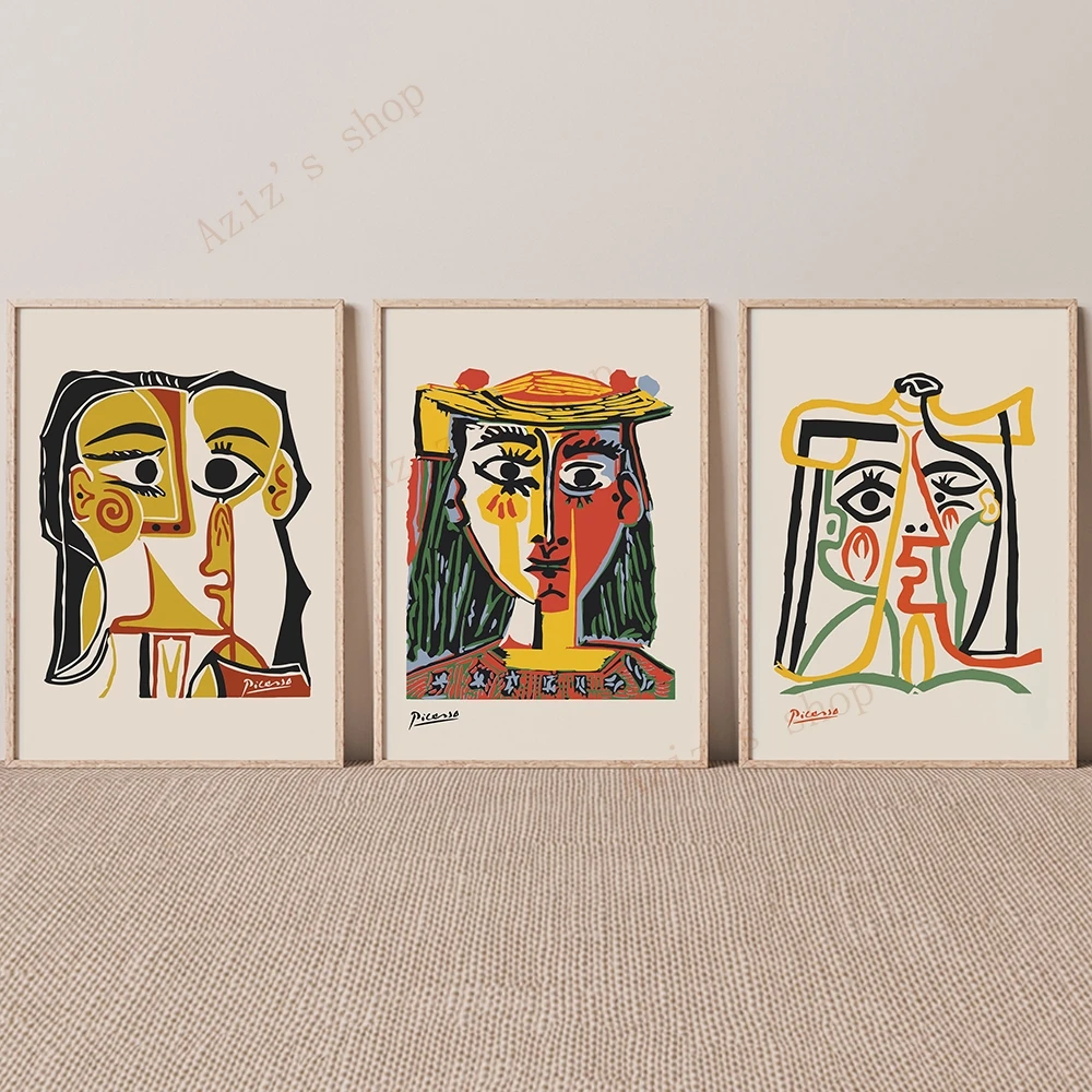 Abstract Art Picasso Faces