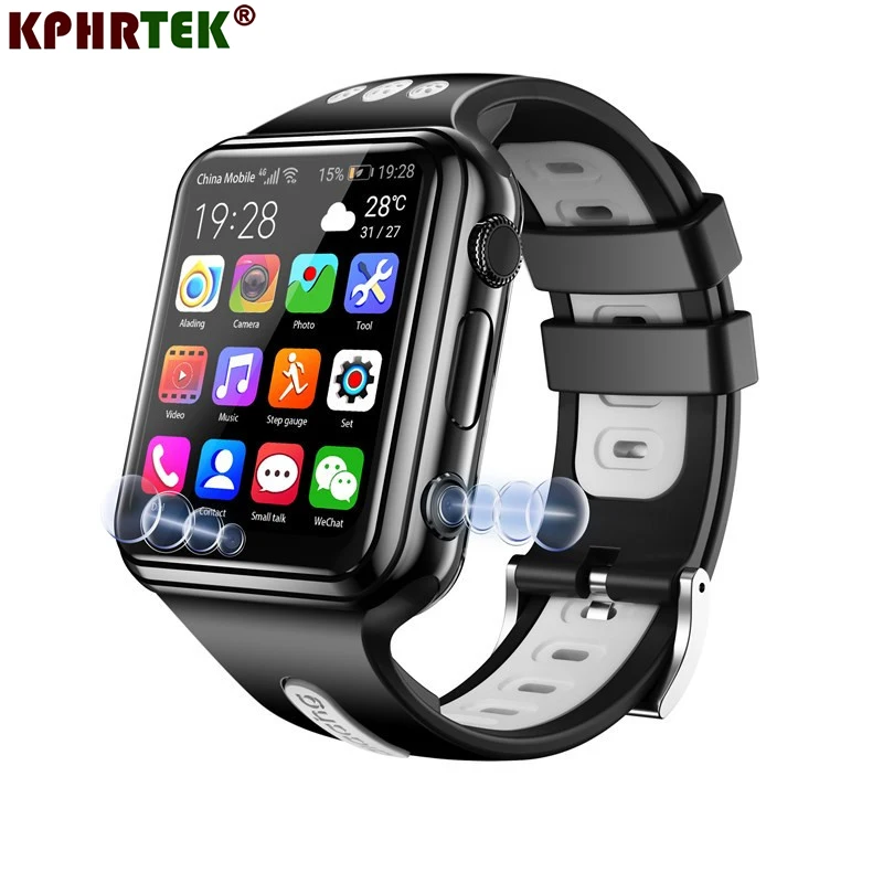Dual-Camera-W5-Android-9-0-4G-Video-Call-Smart-Watch-Phone-4-Core-CPU ...