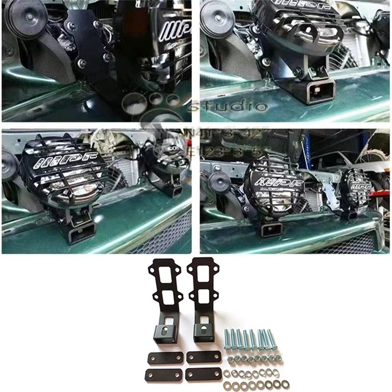 Steel Light Bracket Front Bumper Exterior 4x4 Accessories For 2007 2012 ...