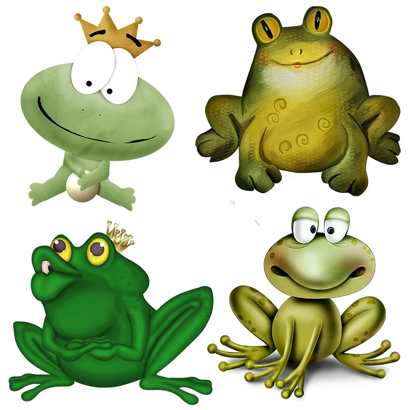 Three-Ratels-CP5-Funny-frog-cartoon-animal-sticker-kid-s-bedroom-wall ...