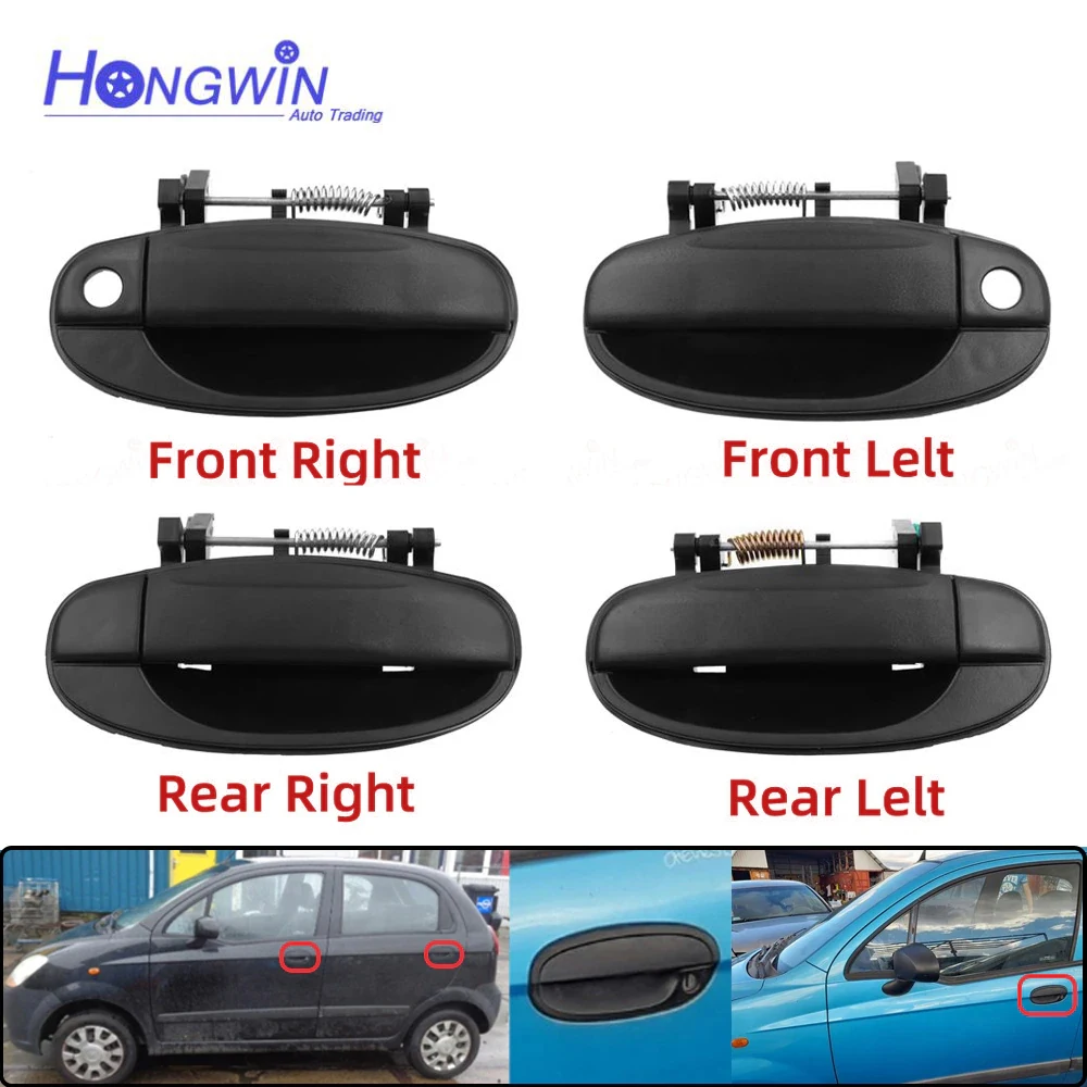 4-2-1PCS-CAR-SET-EXTERIOR-DOOR-HANDLE-FOR-CHEVROLET-SPARK-DAEWOO-MATIZ ...
