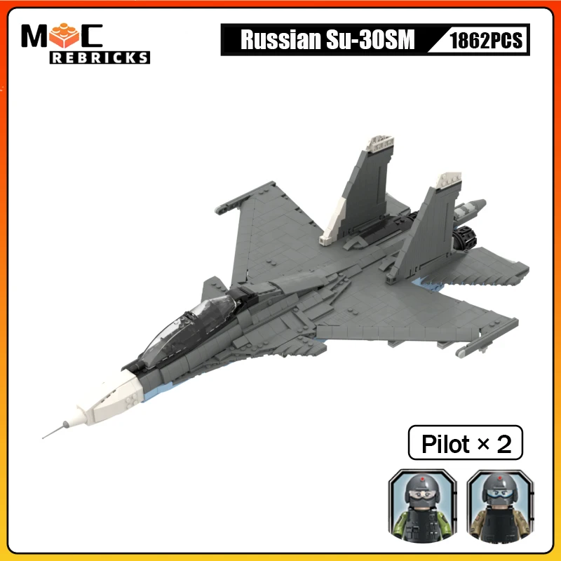 WW-II-Russian-Air-Force-Weapons-Su-30SM-Multirole-Fighter-MOC-Building-Block-Navy-Aircraft-Model.jpg