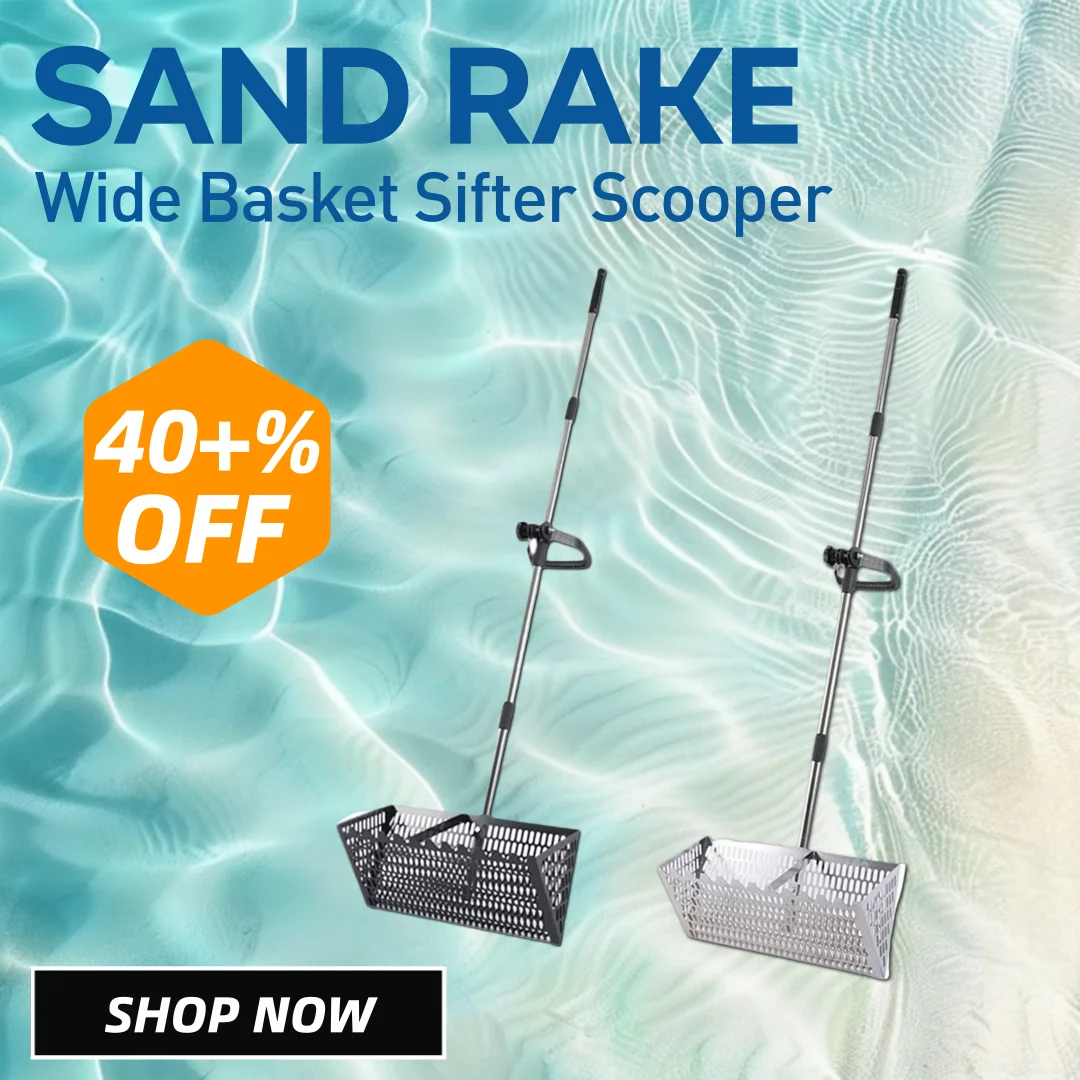Sand Rake, Deep Spade, Premium, Sifting, Multifunctional Easy Cleanup ...