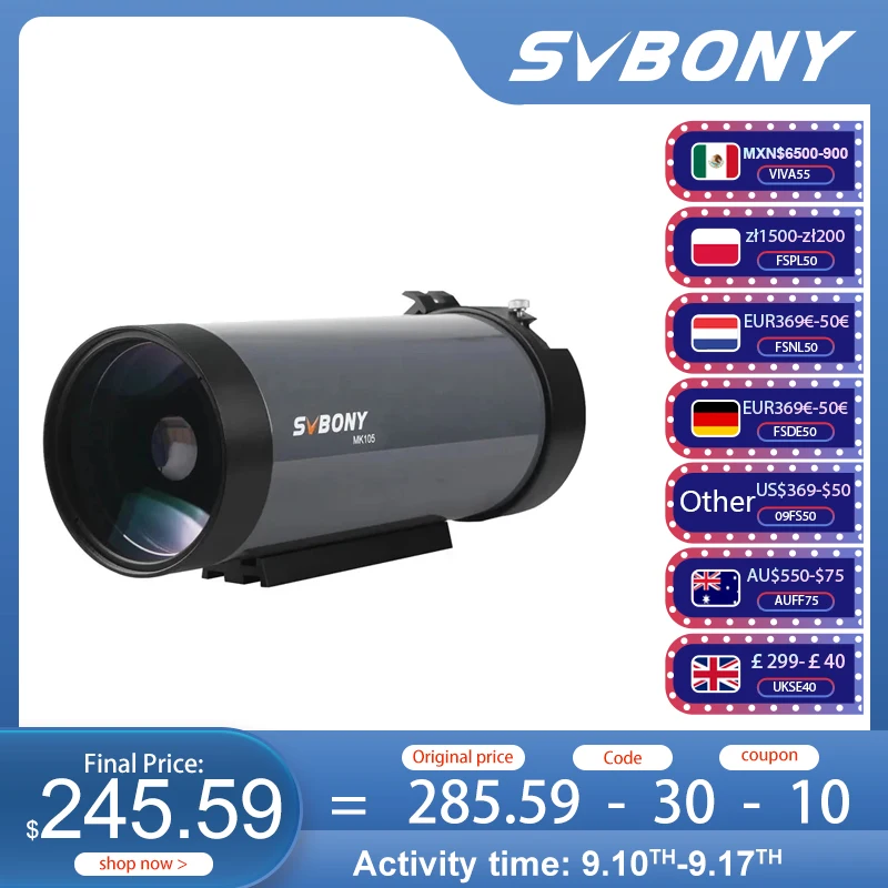 SVBONY-MK105-Astronomical-Telescope-OTA-Maksutov-Cassegrain-105mm-Aperture-for-for-Planetary ...
