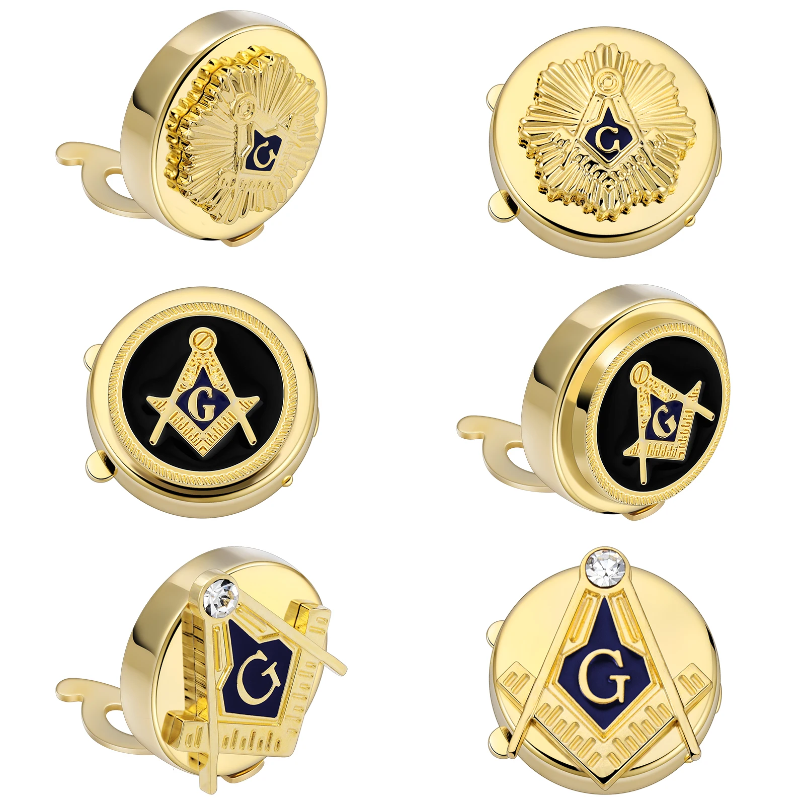 HAWSON Freemason Masonic Button Covers for Men shirts High Quality ...