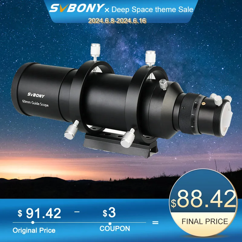 SVBONY-Telescope-Guide-Scope-50mm-190-60mm-240mm-Compact-Deluxe-Guide ...