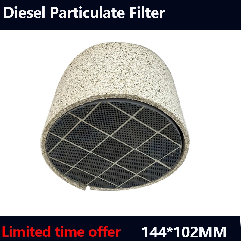 1pcs 144*102MM High Efficiency Diesel Particulate Filter Silicon ...