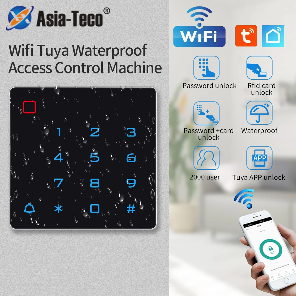 WIFI-Tuya-Smart-App-Door-Access-Control-Digital-Integrated-Keypad-RFID ...