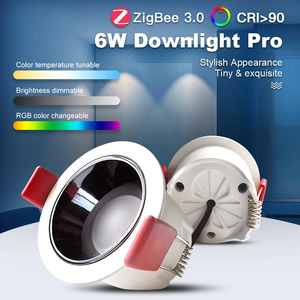 Gledopto-ZigBee-3-0-RGBCCT-LED-Downlight-Ceiling-Light-Recessed-Lights ...