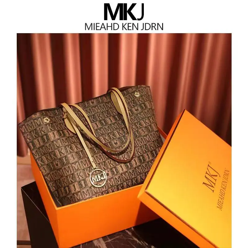 Mkj Women Casual Tote Bags 2021 Female Handbag Large Big Shoulder Bag ...