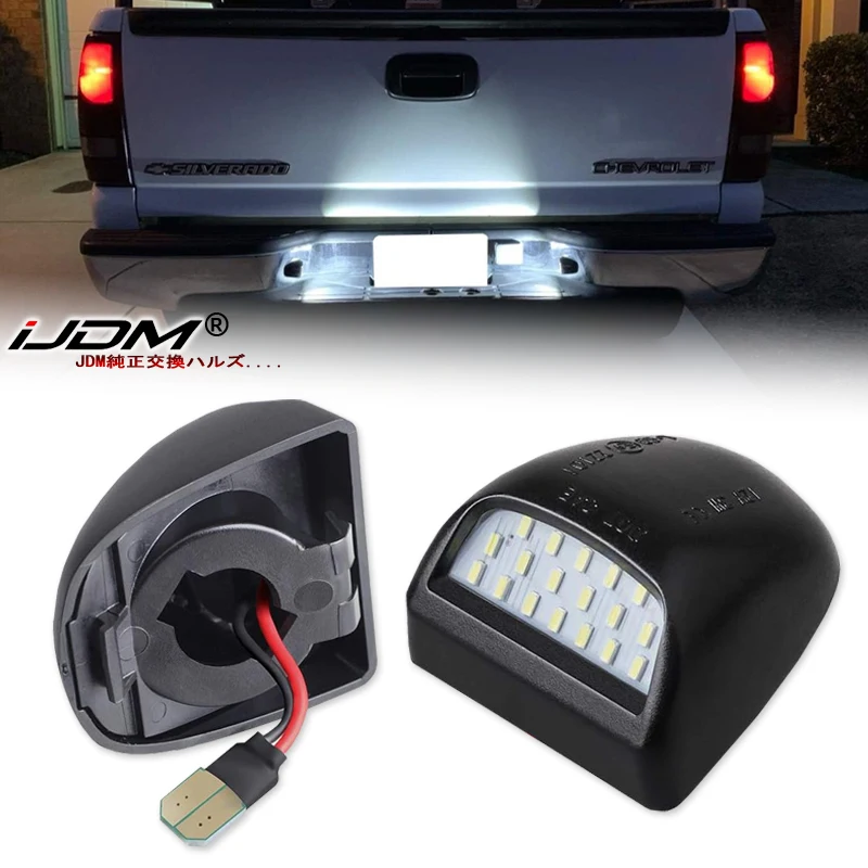 18-LED-License-Plate-Lights-for-Chevrolet-Silverado-1500-2500-3500 ...