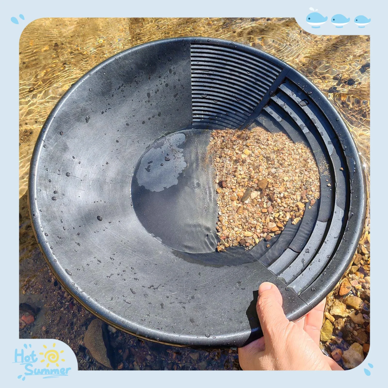 Stackable Gold Panning Pan for Easier Mining Prospecting Kit for ...