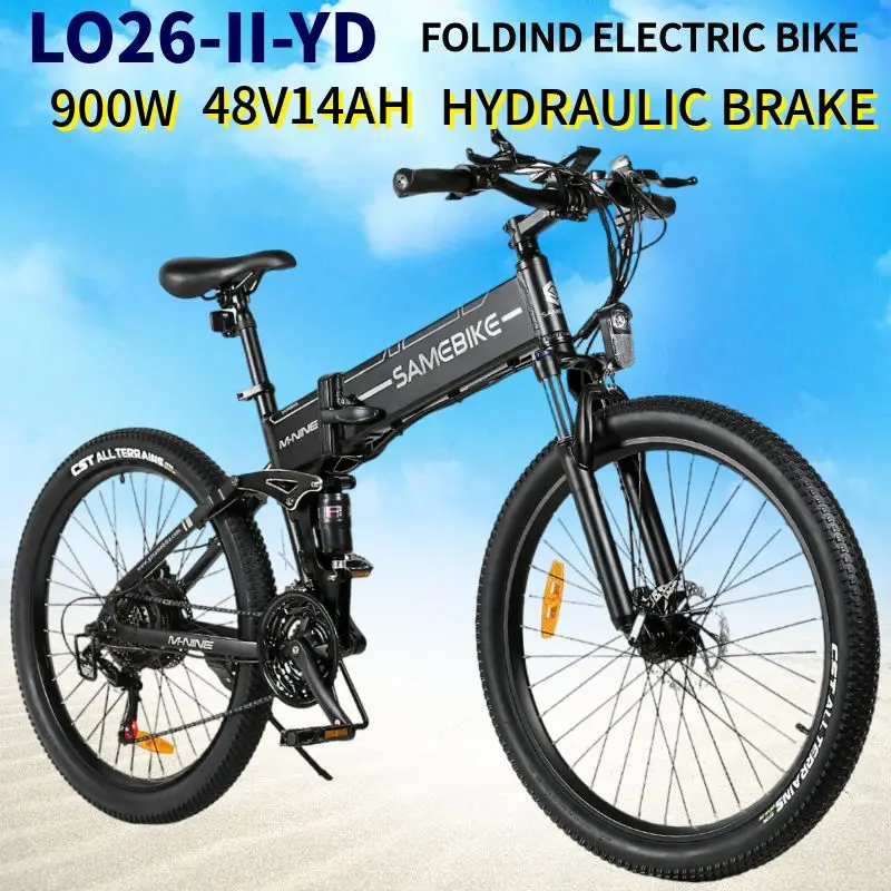 SAMEBIKE LO26-II-FT-YD 900W Motor 48V 14Ah Folding 21-speed Off-road ...