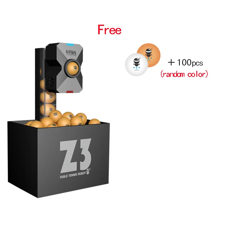 Table-Tennis-Tee-Machine-Household-Single-Automatic-Trainer ...