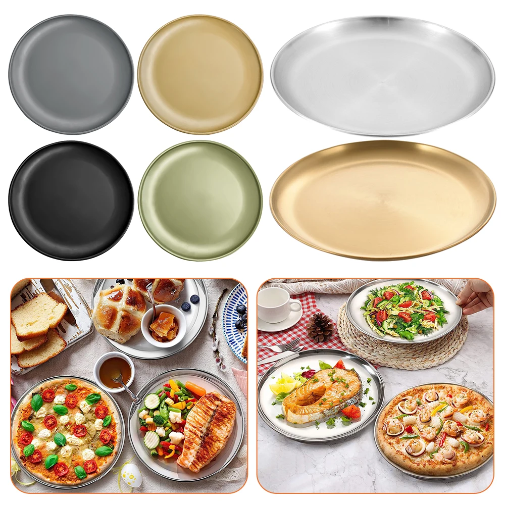 Pure Titanium Plate Set for Camping Tableware Dinnerware Food Pan Dish ...