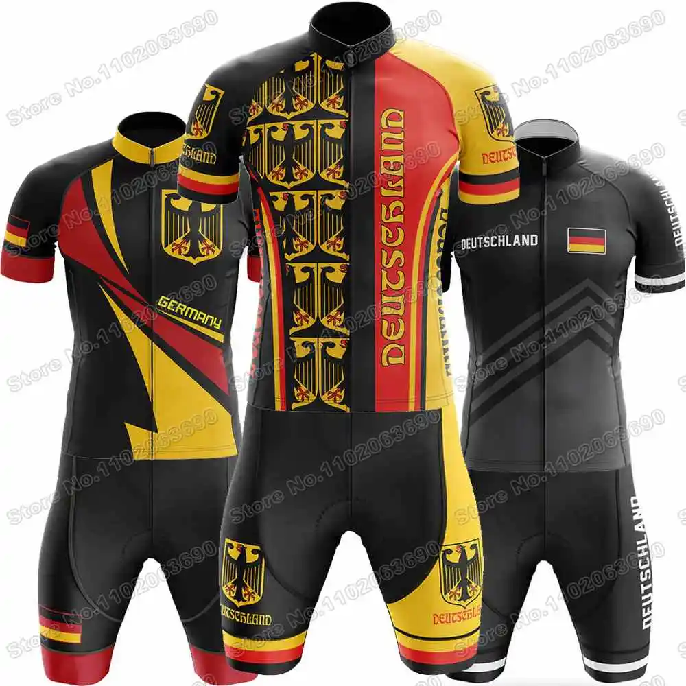 2023-Germany-Cycling-Jersey-Set-German-National-Team-Cycling-Clothing ...