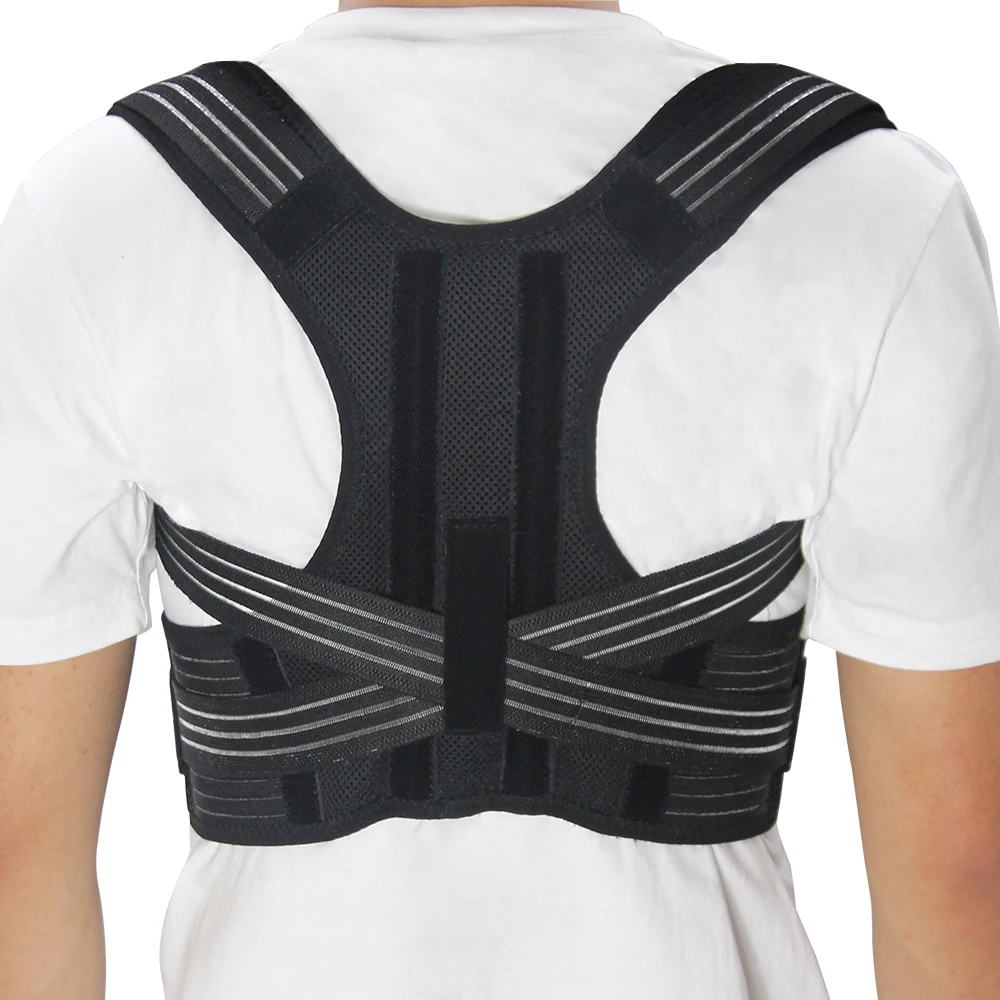 Adjustable-Adult-Corset-Back-Posture-Corrector-Therapy-Shoulder-Lumbar ...