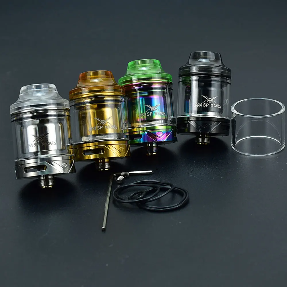 Wasp-Nano-RTA-23mm-mtl-tank-Atomizer-TopFilling-2ml-Tank-MTL-Coil ...