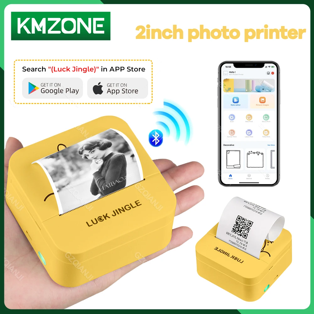 2inch-Luck-Jingle-Mini-Pocket-Thermal-Photo-Printer-Bluetooth-Mobile ...