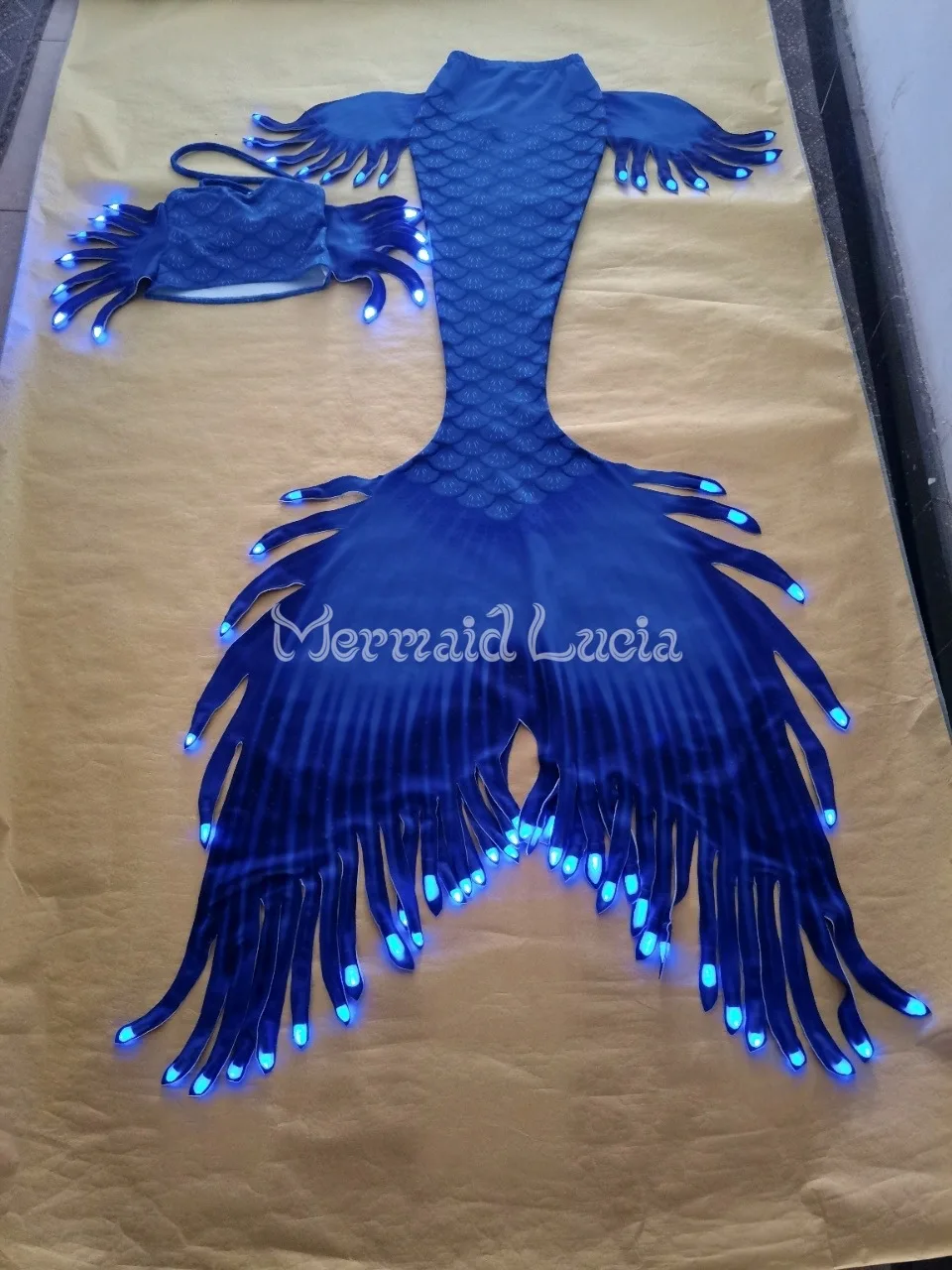 Purple Silicone Mermaid Tails